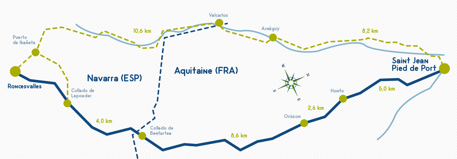 Camino Francés desde Saint Jean Pied de Port a Roncesvalles | Pilgrim