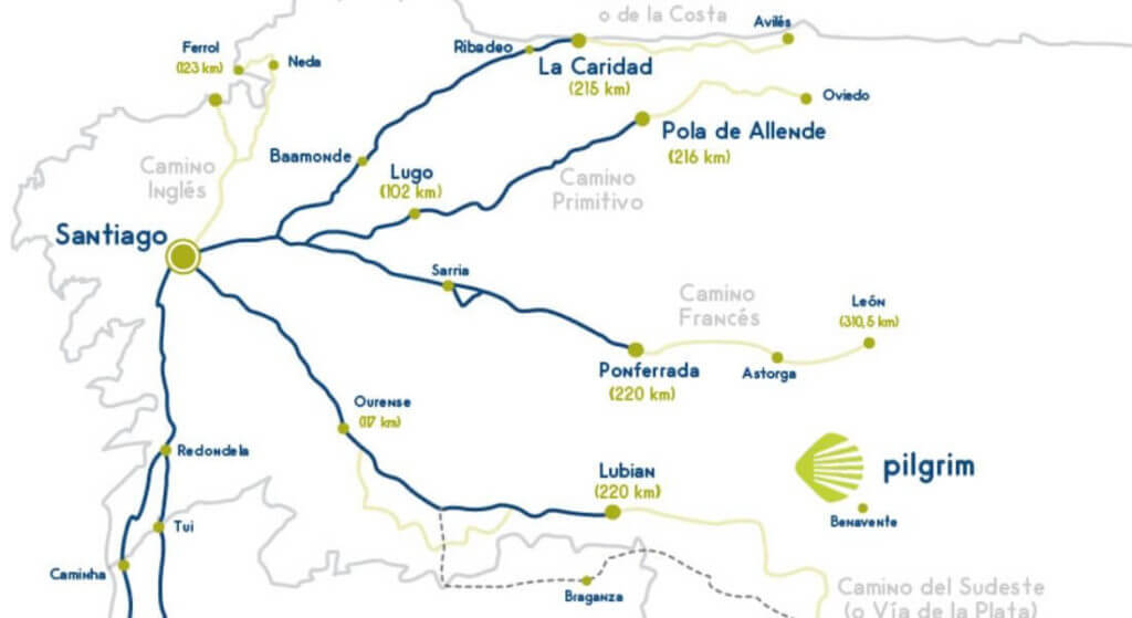 Camino de Levante | Etapas y Mapa | Camino de Santiago - Pilgrim